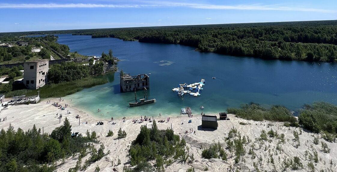 Rummu karjers - zilo ūdeņu pērle